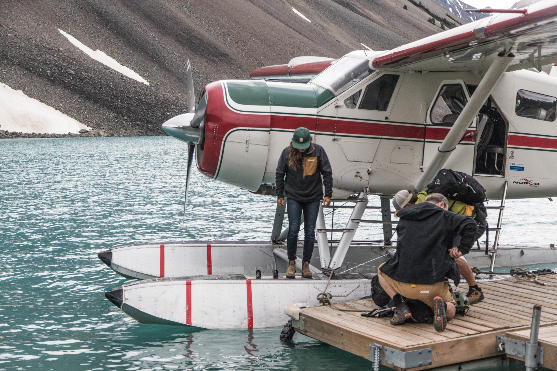 Leaving, on a Float Plane